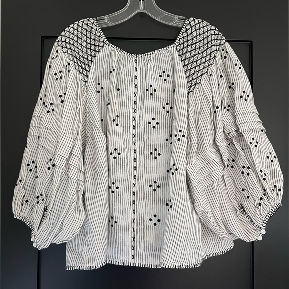 Innika Choo | Tops | Innika Choo Smocked Top | Poshmark